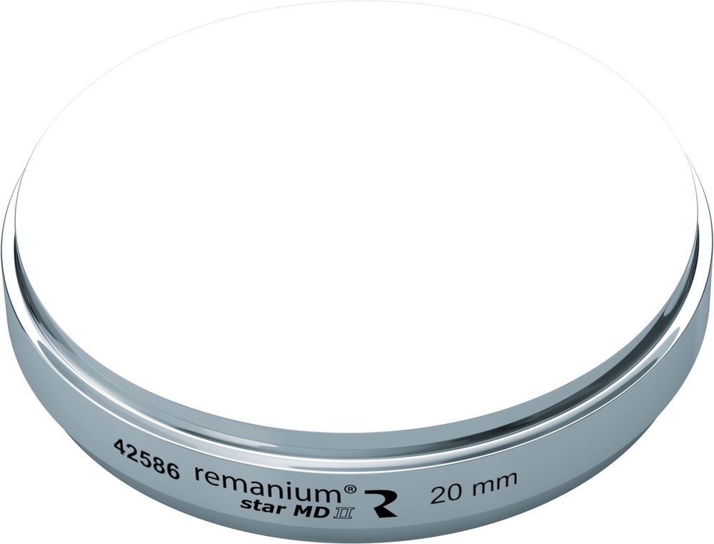 remanium® star MD II blank, 20 mm - DENTAURUM Benelux Online Shop